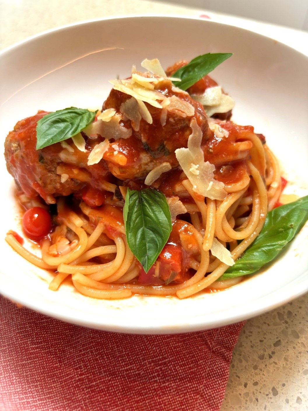 Mountain Pepper Leaf Beef Meatballs & Spaghetti - The Yarn by The Free ...