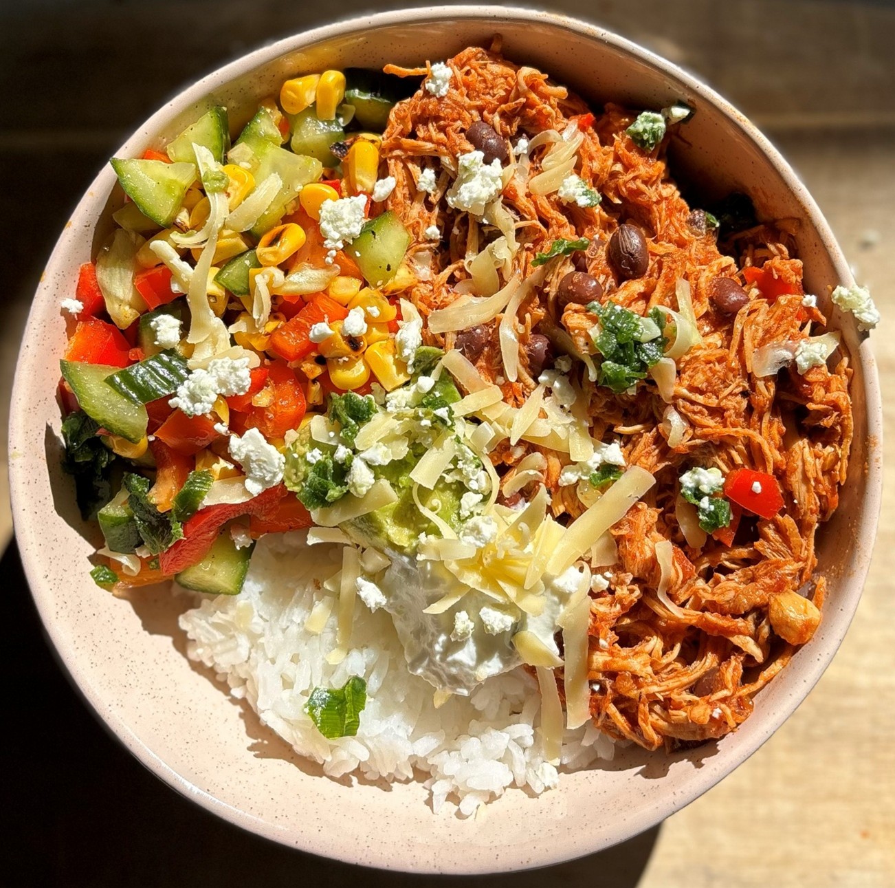 Slow Cooker Mexican Chicken Bowl - The Yarn by The Free Range Butcher