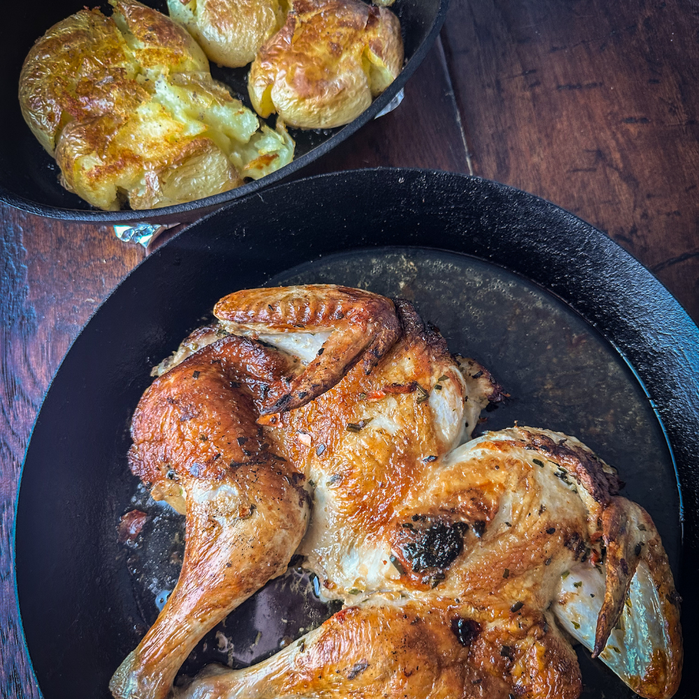 Roasted Butterflied Chicken - The Yarn by The Free Range Butcher